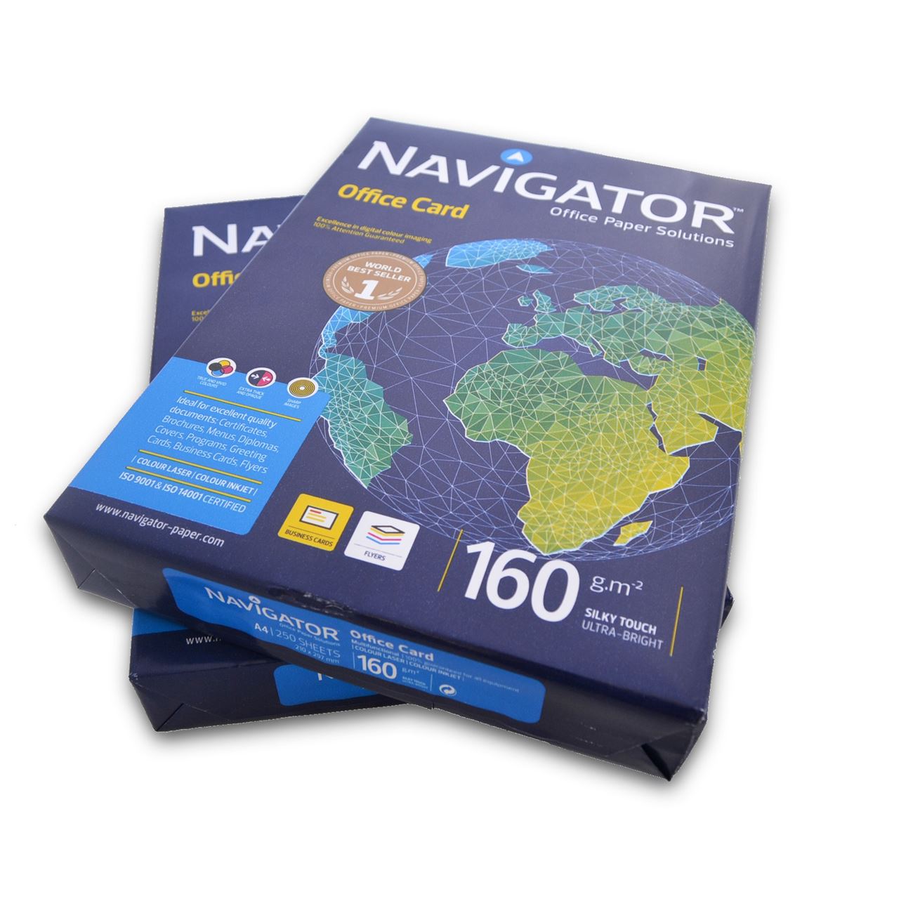 Επαγγελματικό Χαρτί Εκτύπωσης Α4 160 GR NAVIGATOR Office Card λευκό 250 ...